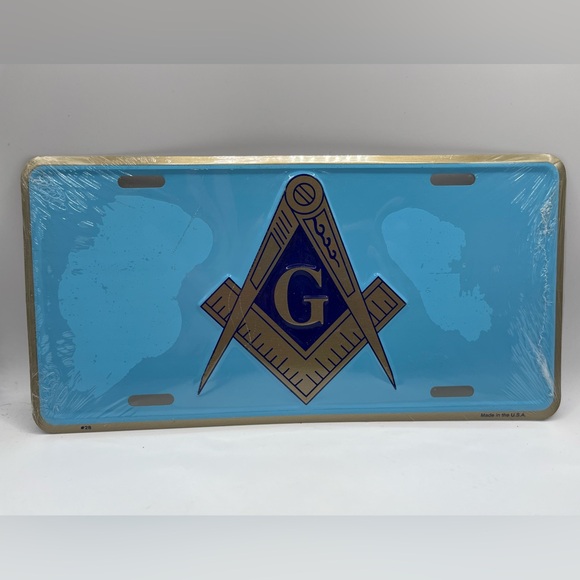 Other | New Masonic License Plate Made In Usa Tag Custom Freemason Car ...